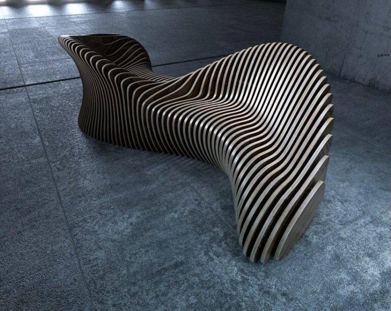 Lounge Chair LC - 11 - Parametric Office Furniture